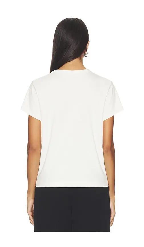 EAVES Lene Boxy Tee - White