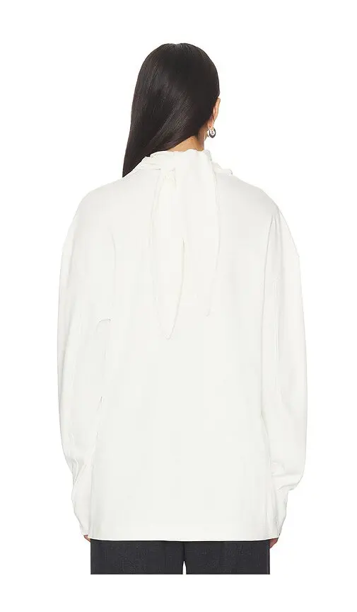 EAVES Lene Tie Neck Tee