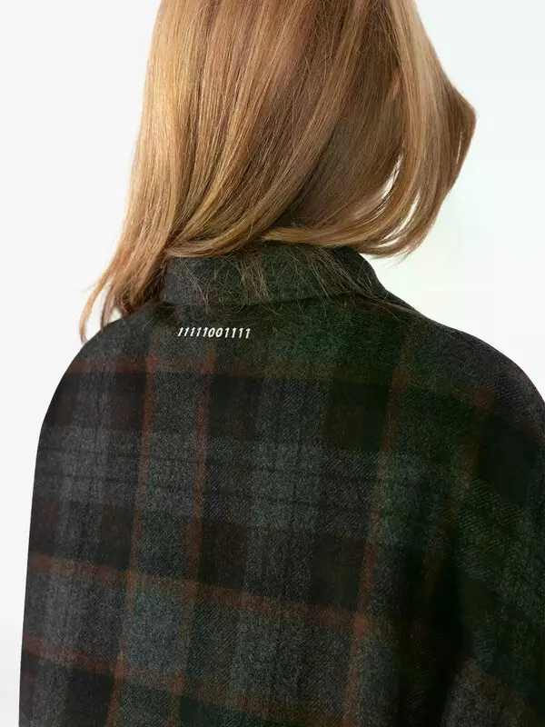 SOCIETE ANONYME Checked Wool Jacket