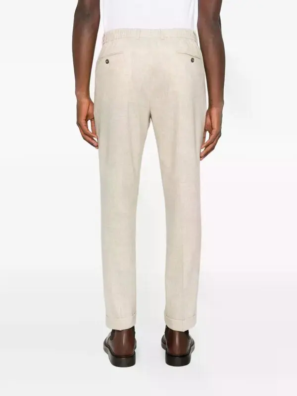 GRAN SASSO Drawstring Cuffed Trousers - Neutrals