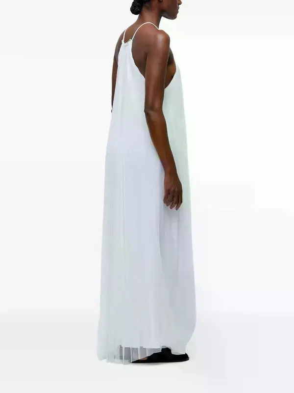 OSKLEN Pleated Halterneck Gown