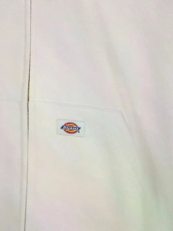 Dickies Logo-detail Zip-up Hoodie - Neutrals