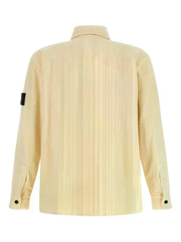 Stone Island Compass-badge Corduroy Shirt - Neutrals