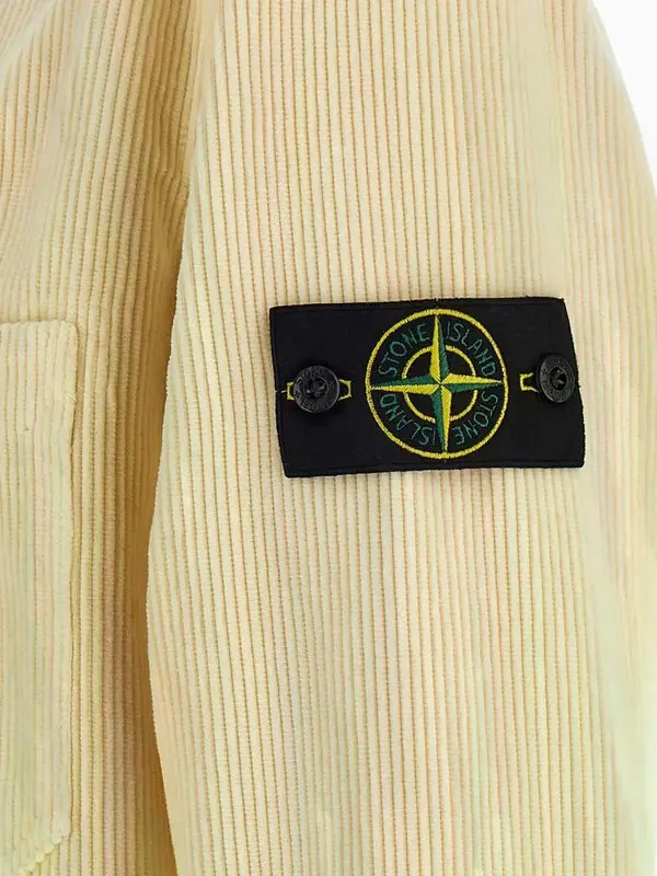 Stone Island Compass-badge Corduroy Shirt - Neutrals