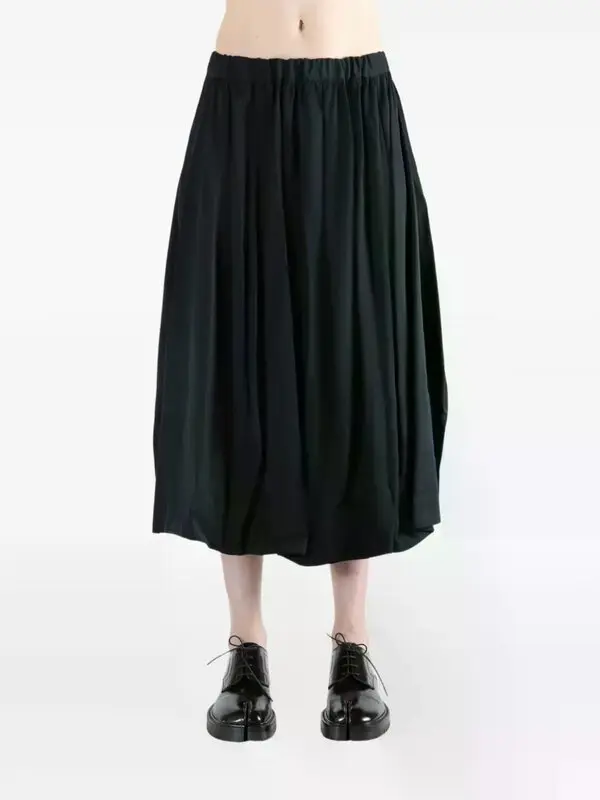 Comme Des Garçons Pleated Wool Skirt