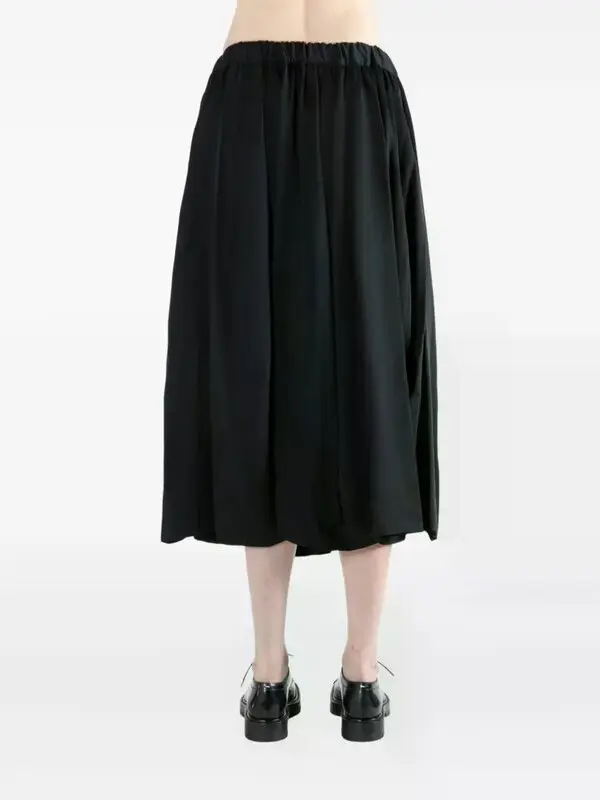 Comme Des Garçons Pleated Wool Skirt