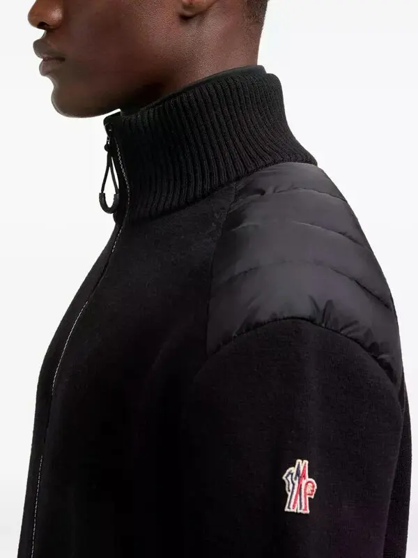Moncler Zip Shoulder-panel Cardigan