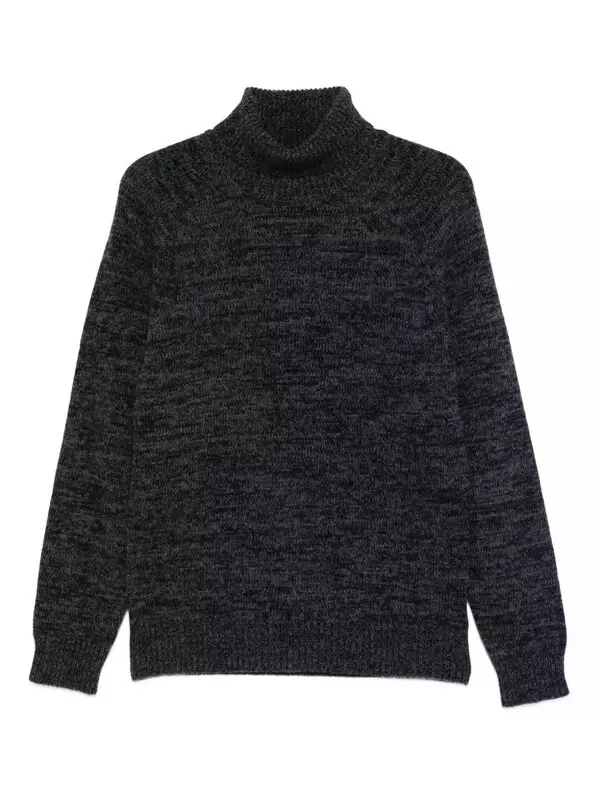 CENERE GB Roll-neck Sweater - Grey