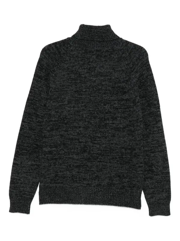 CENERE GB Roll-neck Sweater - Grey