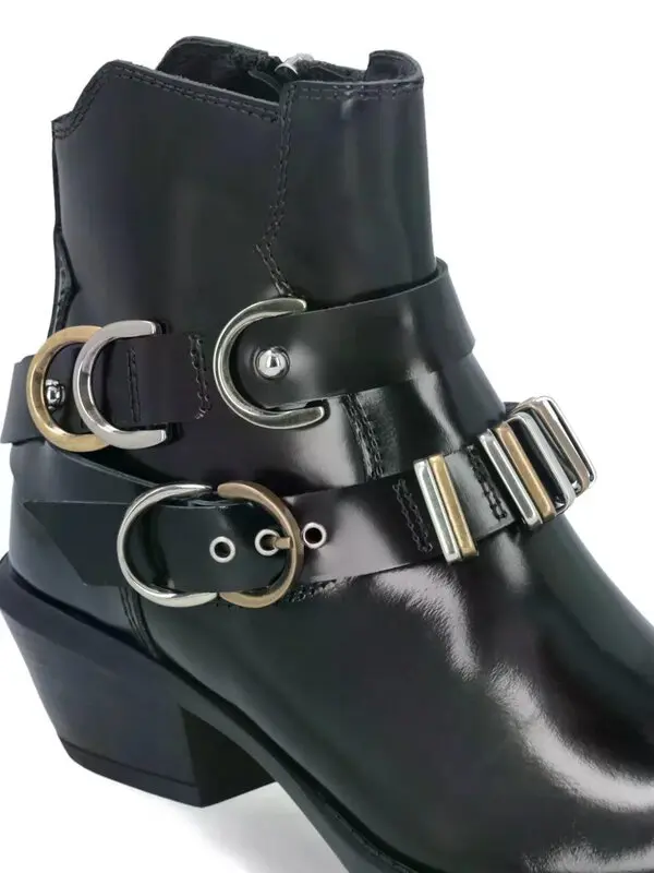 Pinko 50mm Buckle Strap Boots
