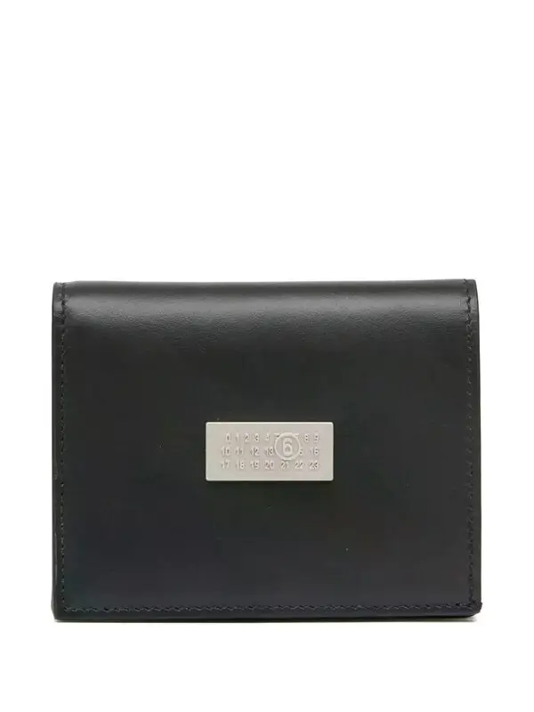 MAISON MARGIELA Single-stitch Logo Wallet - Black