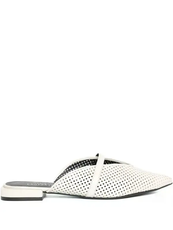 STUDIO CHOFAKIAN Studio 164 Mules - White
