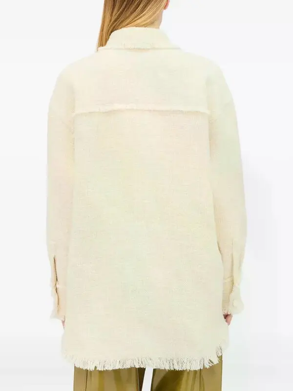 MSGM Frayed-edge Shirt