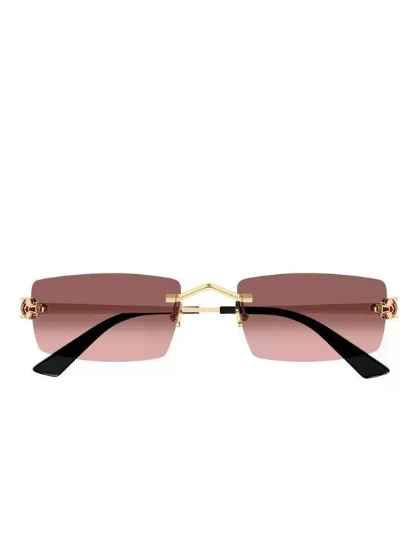 CARTIER Panthère De Sunglasses - Gold
