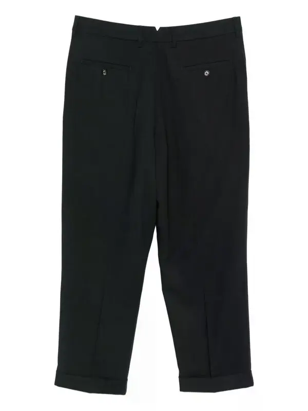 Ami Pleated Cropped Trousers