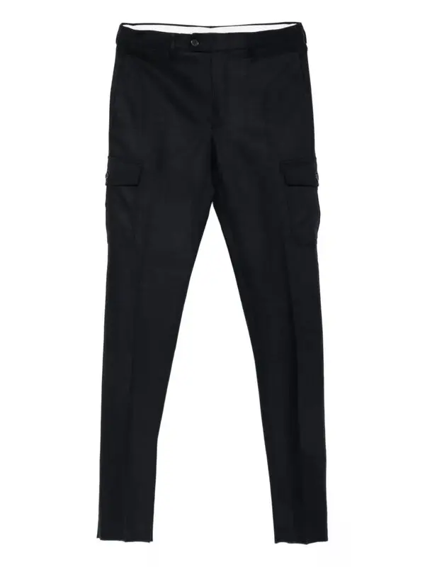 Incotex Pressed-crease Cargo Trousers