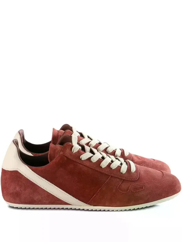Rick Owens Suede Low-top Sneakers