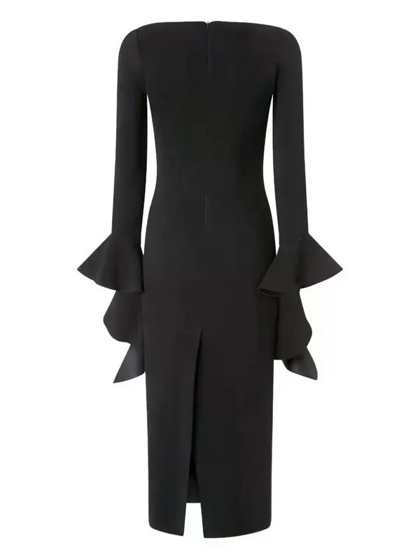 Pinko Formina Square-neck Midi Dress