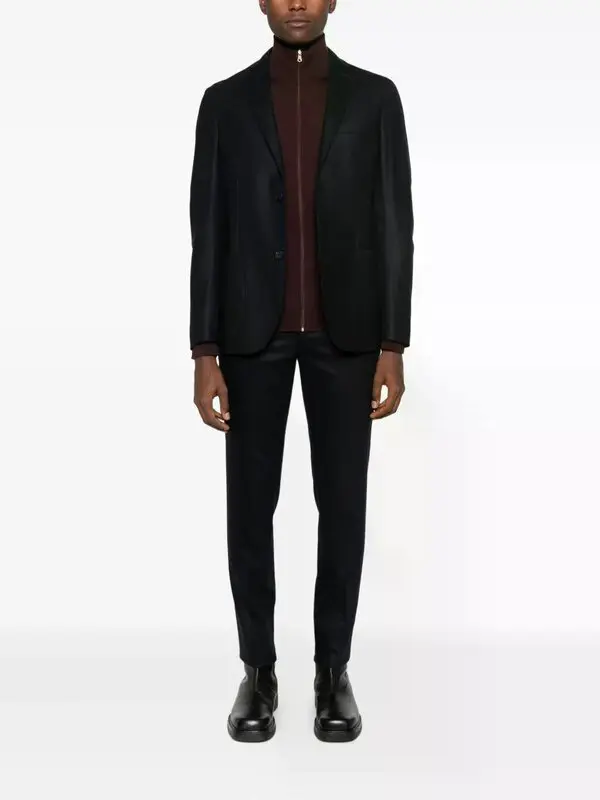 Incotex Pressed-crease Trousers - Blue