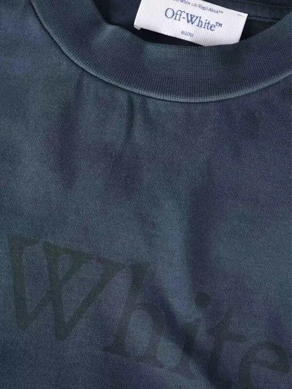 Off-White Logo-print T-shirt - Blue