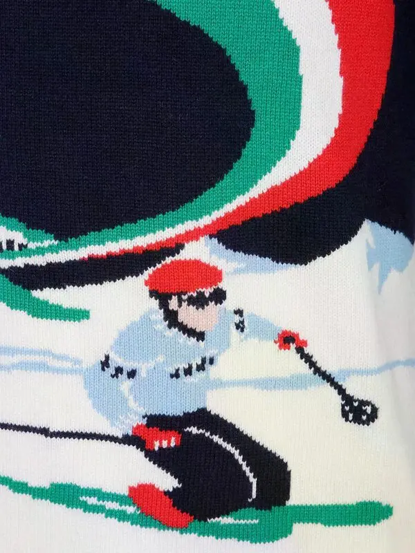 MC2 SAINT BARTH Heron Graphic Crew-neck Sweater