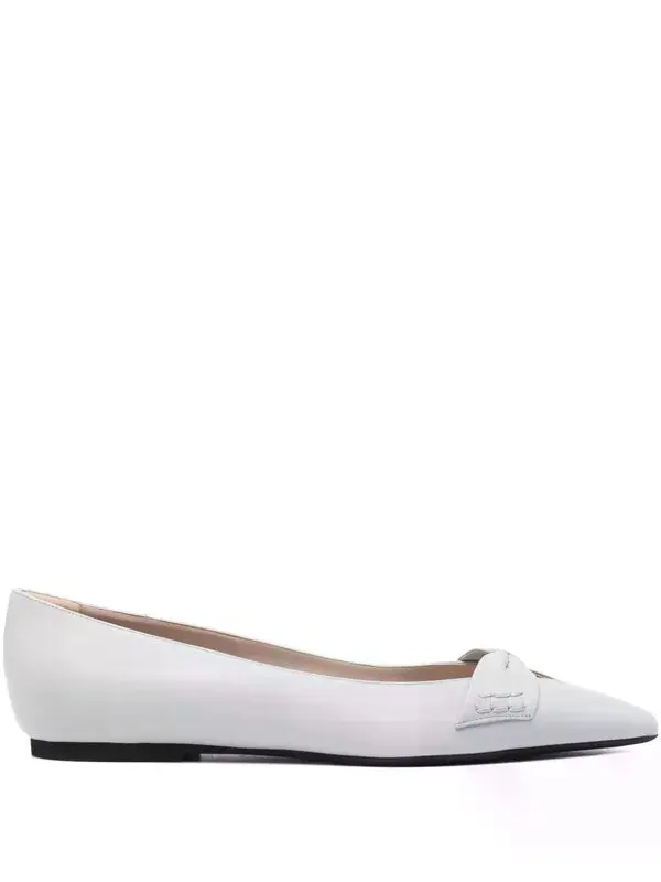 N°21 Bow-detail Pointed-toe Ballet Flats