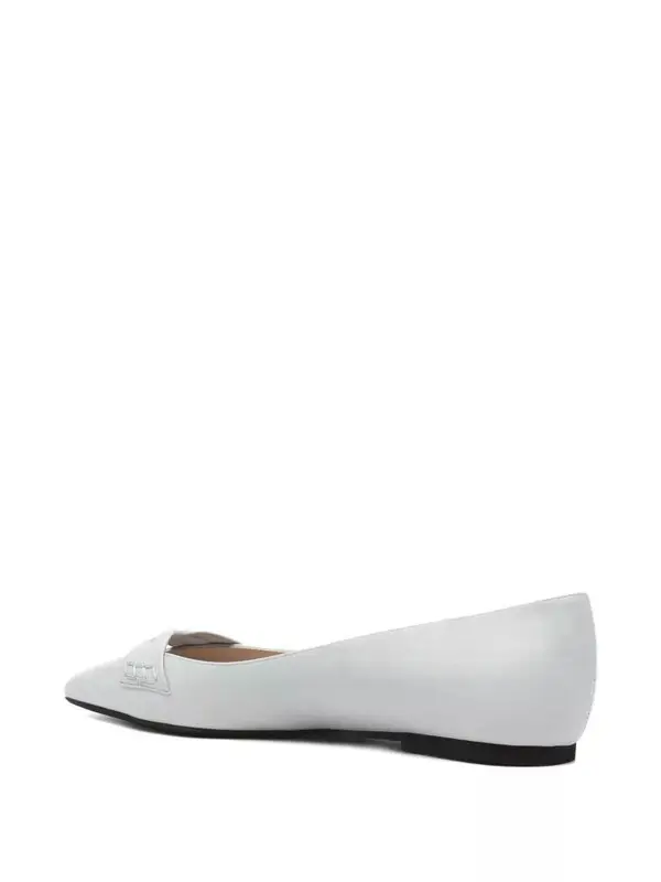N°21 Bow-detail Pointed-toe Ballet Flats