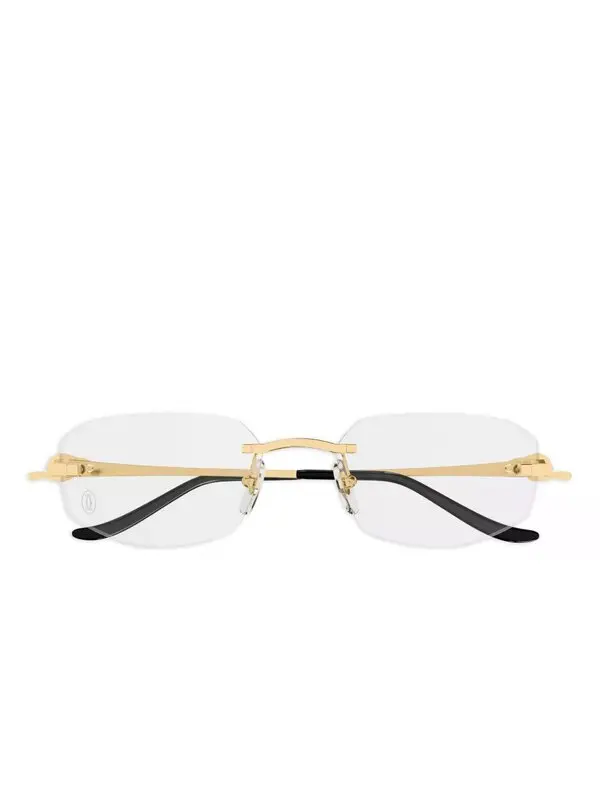 CARTIER Panthère Rimless Glasses - Gold