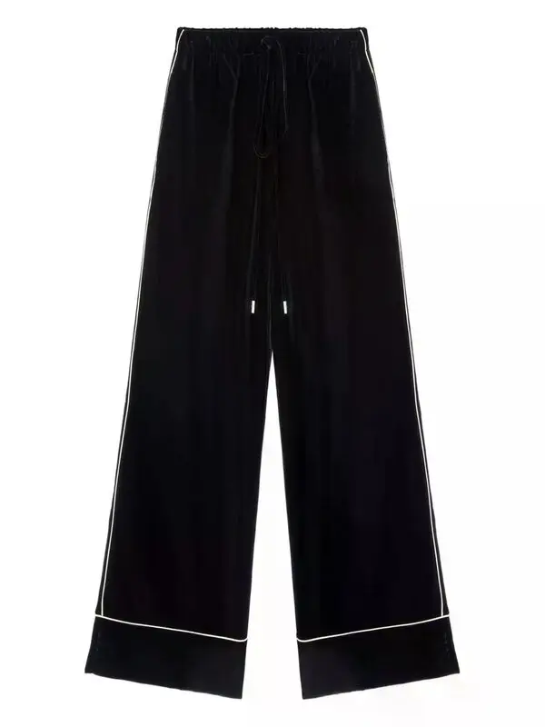 Ermanno Scervino Drawstring Piped Trousers