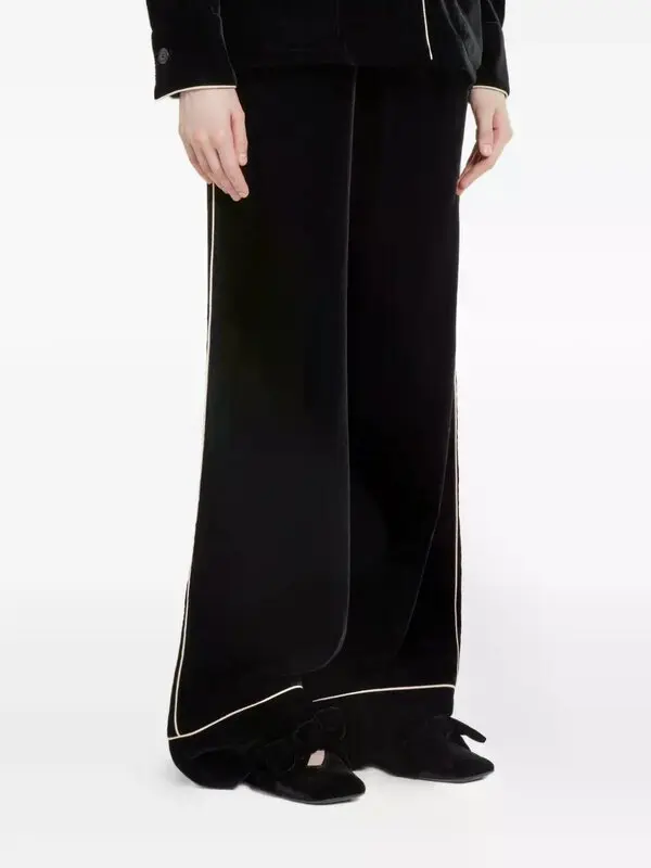 Ermanno Scervino Drawstring Piped Trousers