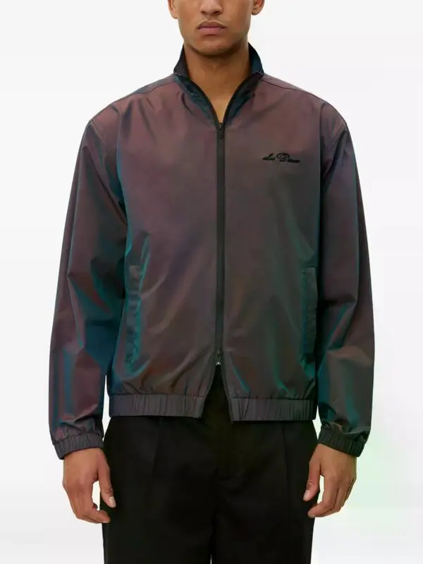 LES DEUX Iridescent Bomber Jacket