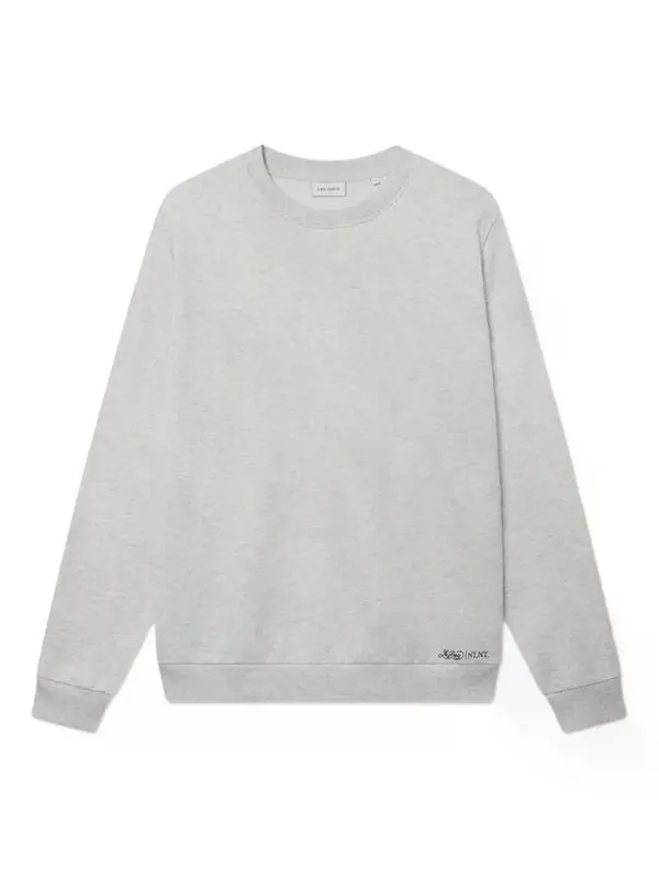 LES DEUX Crew-neck Logo Sweatshirt