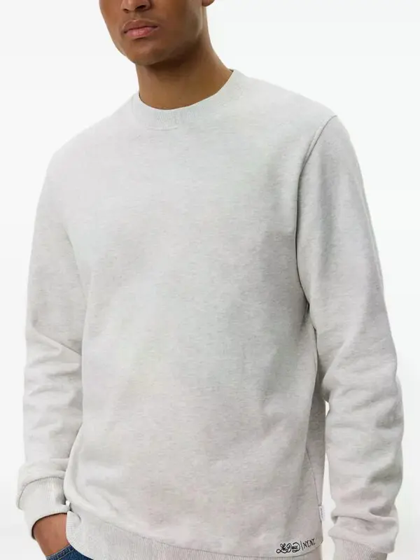 LES DEUX Crew-neck Logo Sweatshirt