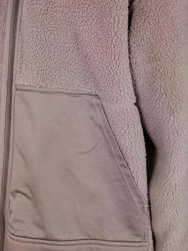 Adidas Fleece Zip-up Sweatshirt - Pink