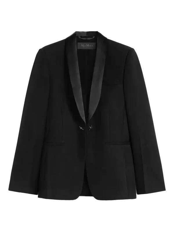 Max Mara Giselle Shawl-lapel Embellished Blazer