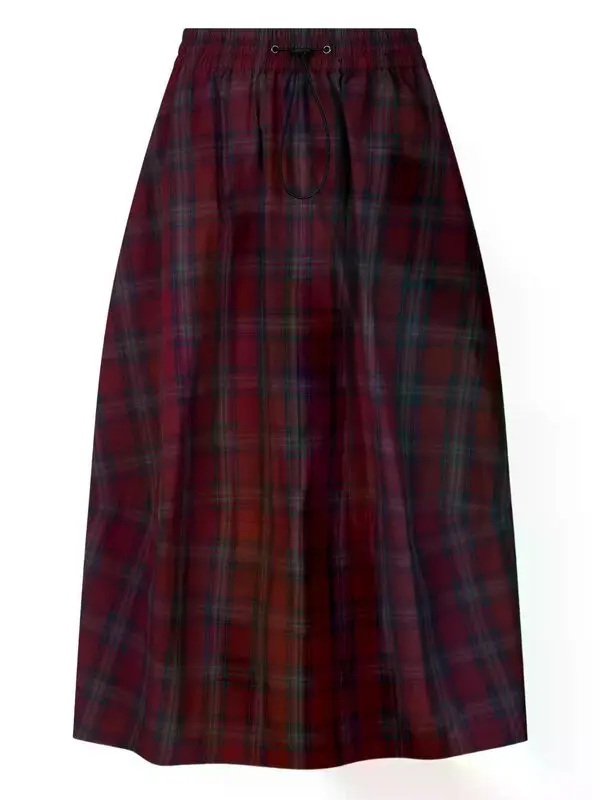 STUDIO TOMBOY Checked Midi Skirt