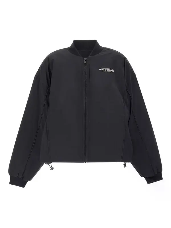 NEW BALANCE Graphic-embroidered Bomber Jacket