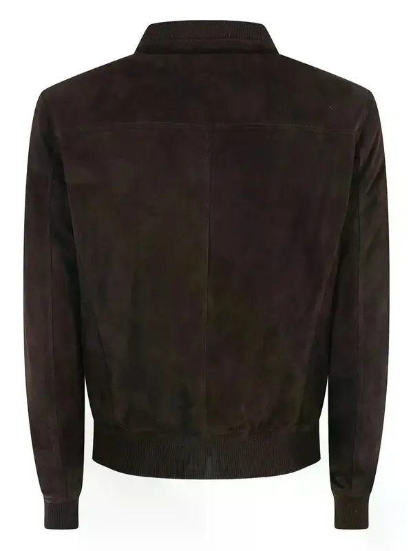 STEWART Zip-up Jacket - Brown