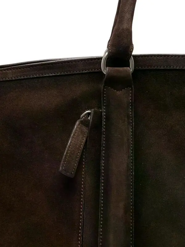 Officine Creative Suede Travel Bag