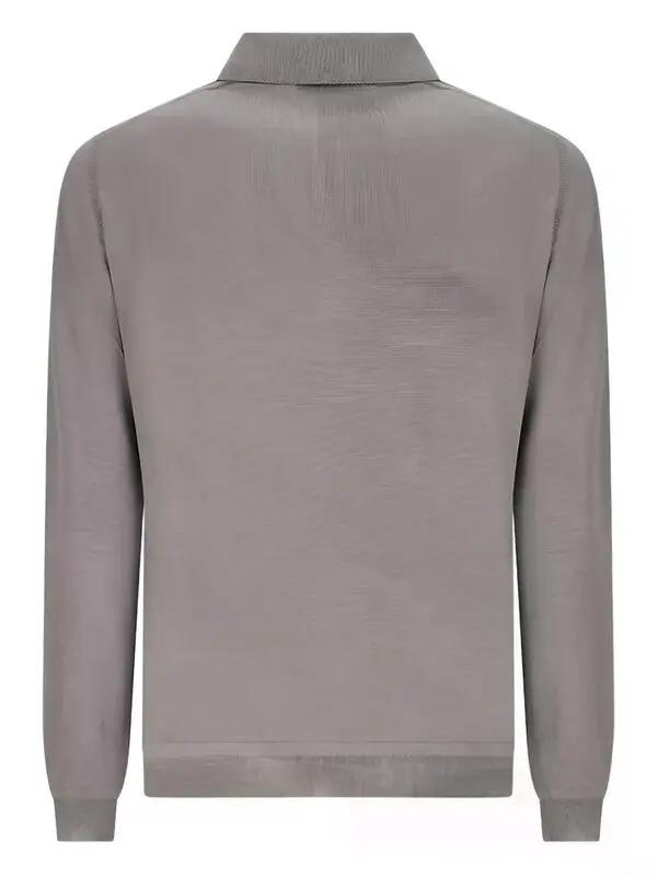 GOES BOTANICAL Button Long-sleeve Polo Shirt