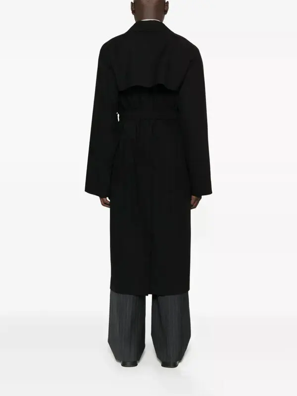 THE ROW Belted Double-breasted Coat