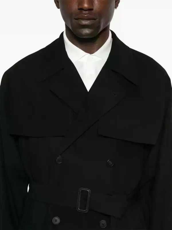THE ROW Belted Double-breasted Coat