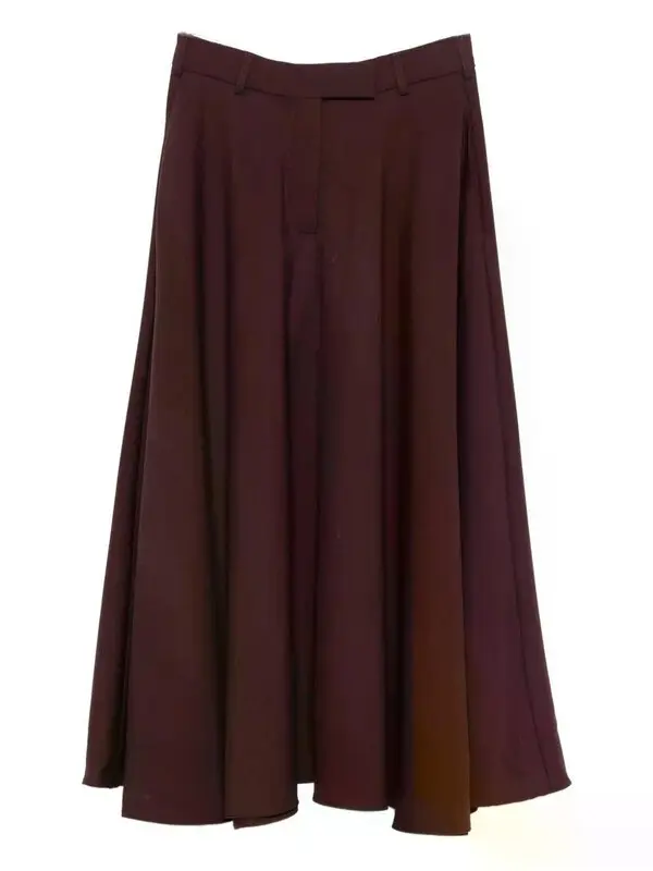 Officine Générale Pleated A-line Skirt
