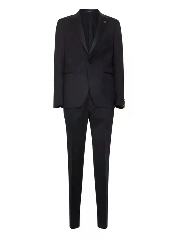 Tagliatore Satin-peak Lapels Suit