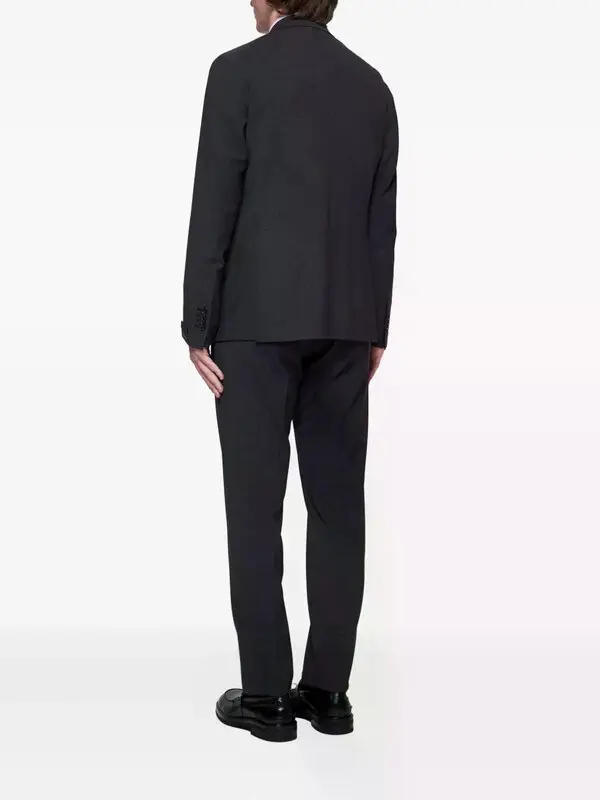 Tagliatore Peak-lapels Patch-pockets Suit - Grey