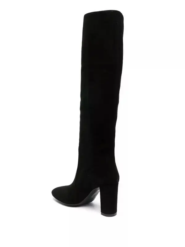 VIA ROMA 15 90mm Block-heel Boots