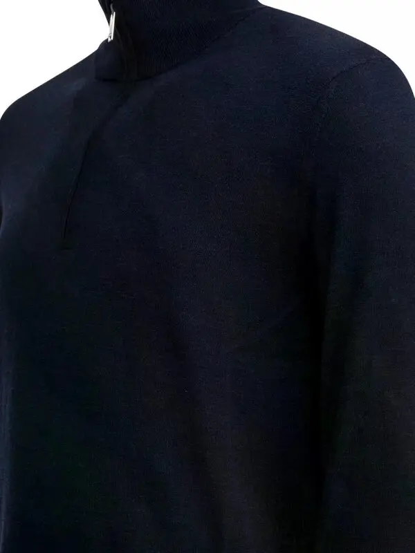 ZANONE Zip-neck Long Sleeve Sweater