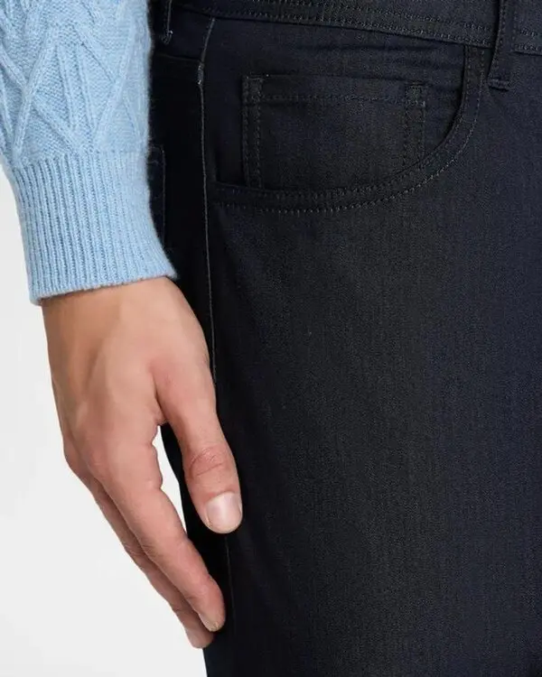 KNT Dark-wash Slim-fit Stretch Jeans