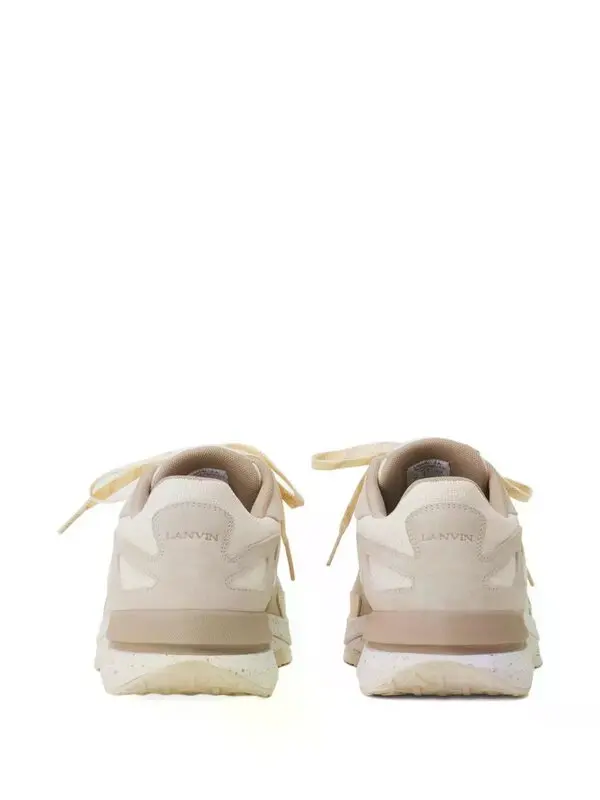 LANVIN Jla Panelled Lace-up Sneakers - Neutrals