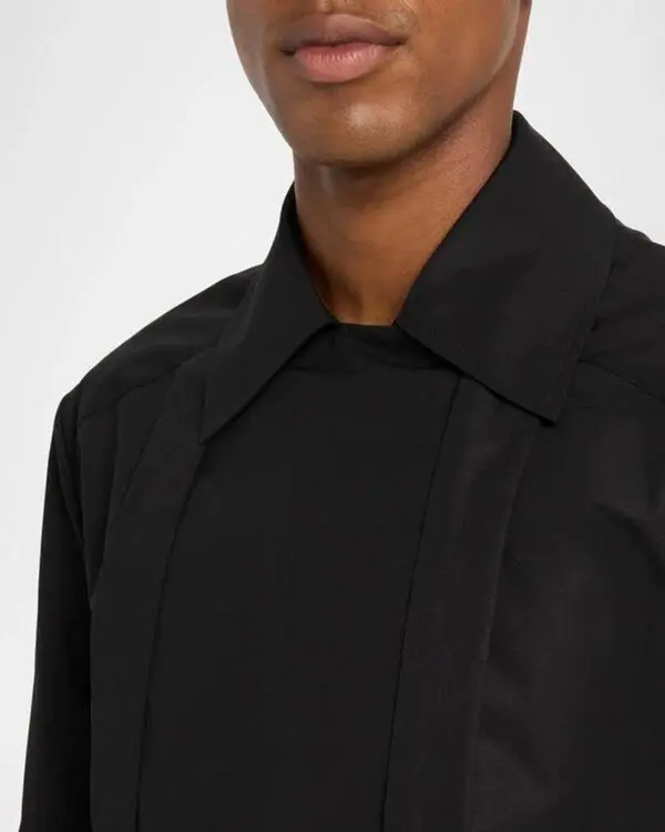 JIL SANDER Apos;s Cotton Double-pleated Dress Shirt